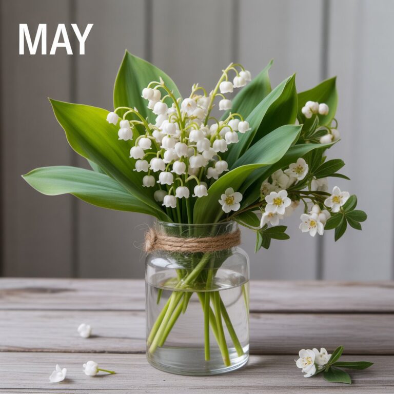 Birth Flower Chart By Month - The Blessings Vibe