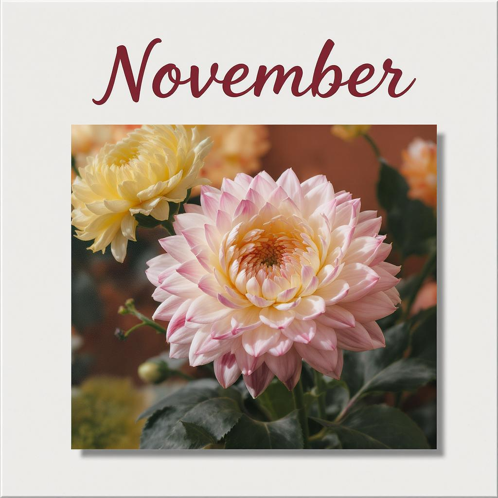 Birth Flower Chart By Month - The Blessings Vibe